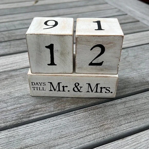 Wedding countdown blocks 60 photos - Astyledwedding.com